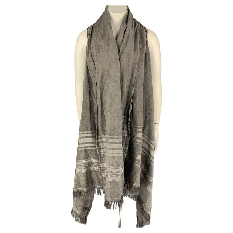 ISAAC SELLAM Size One Size Sage Open Front Vest For Sale at 1stDibs