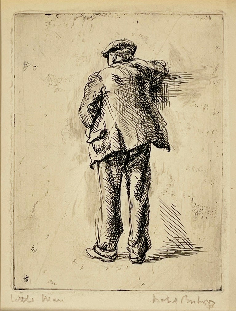 Isabel Bishop - LEANING ON THE WALL For Sale at 1stDibs