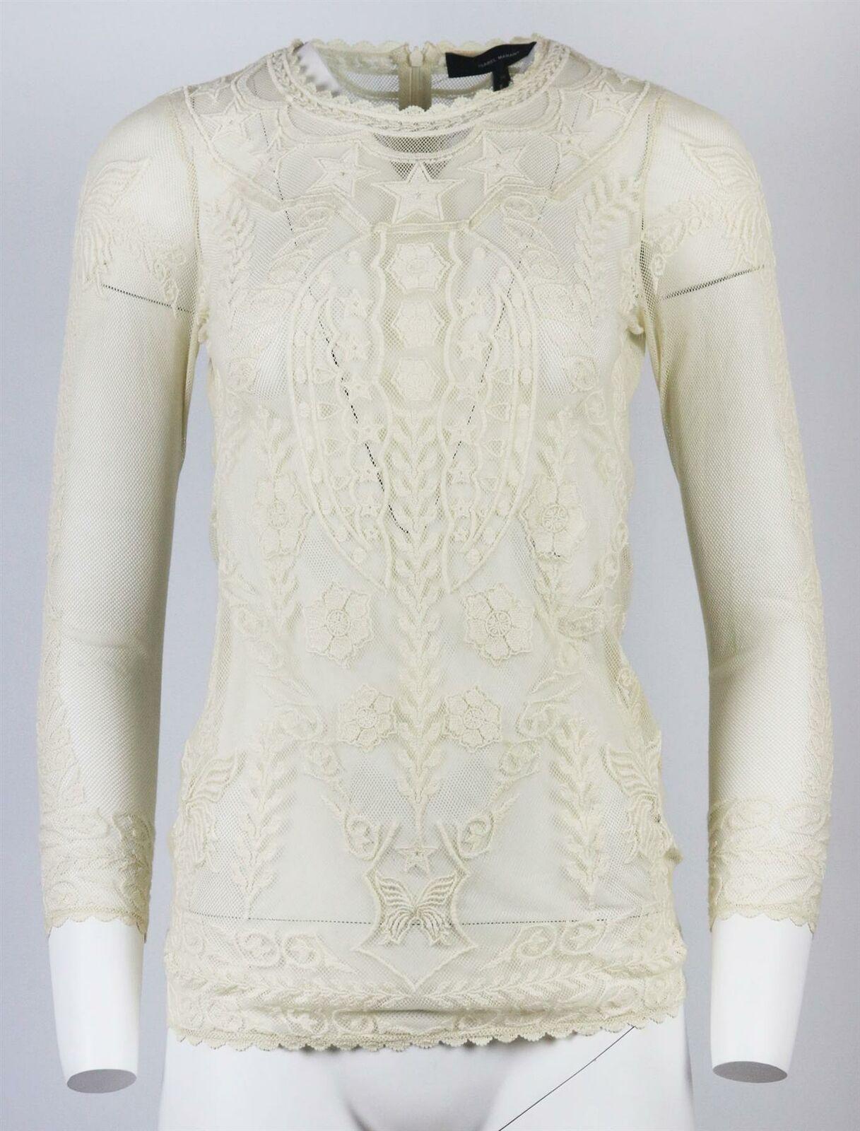 Isabel Marant Diane Embroidered Cotton Mesh Top at 1stDibs | isabel ...