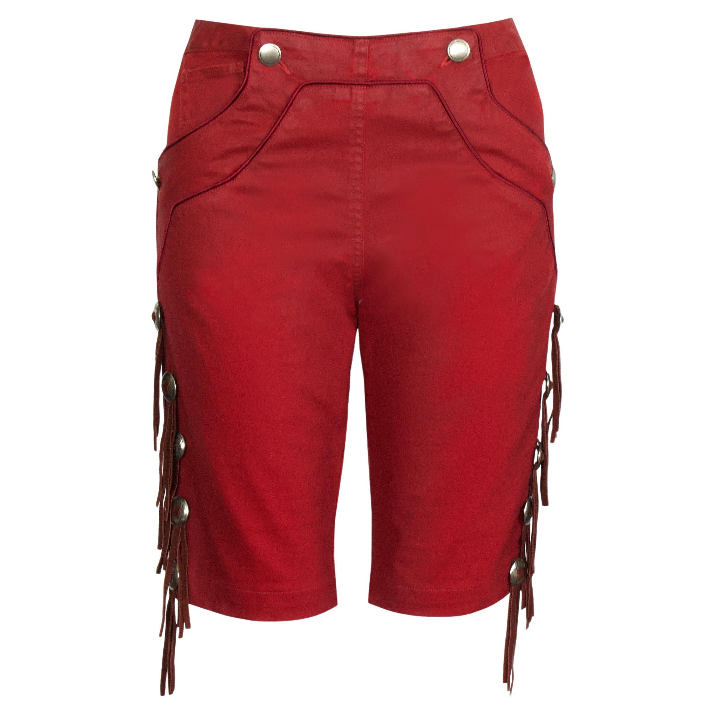 Moschino 1990s Vintage Embroidered Tassel Fringe Tie Cape Top For Sale ...