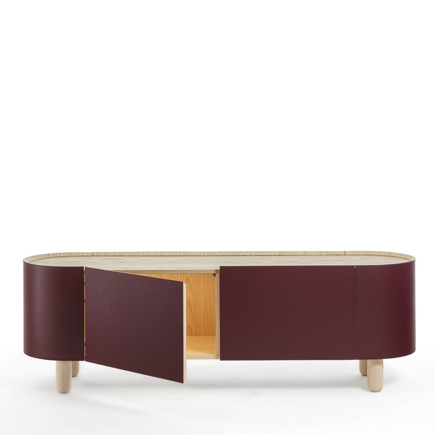 Isabel Red Sideboard For Sale at 1stDibs