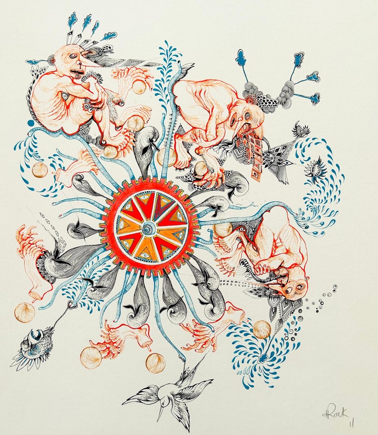 Isabel Rock - Surrealist Painting Royal College Art LGBTQ+ Female Wheel ...