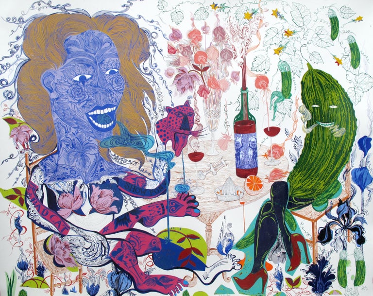 Isabel Rock - Surrealist Large Painting Royal College of Art LGBTQ+ ...