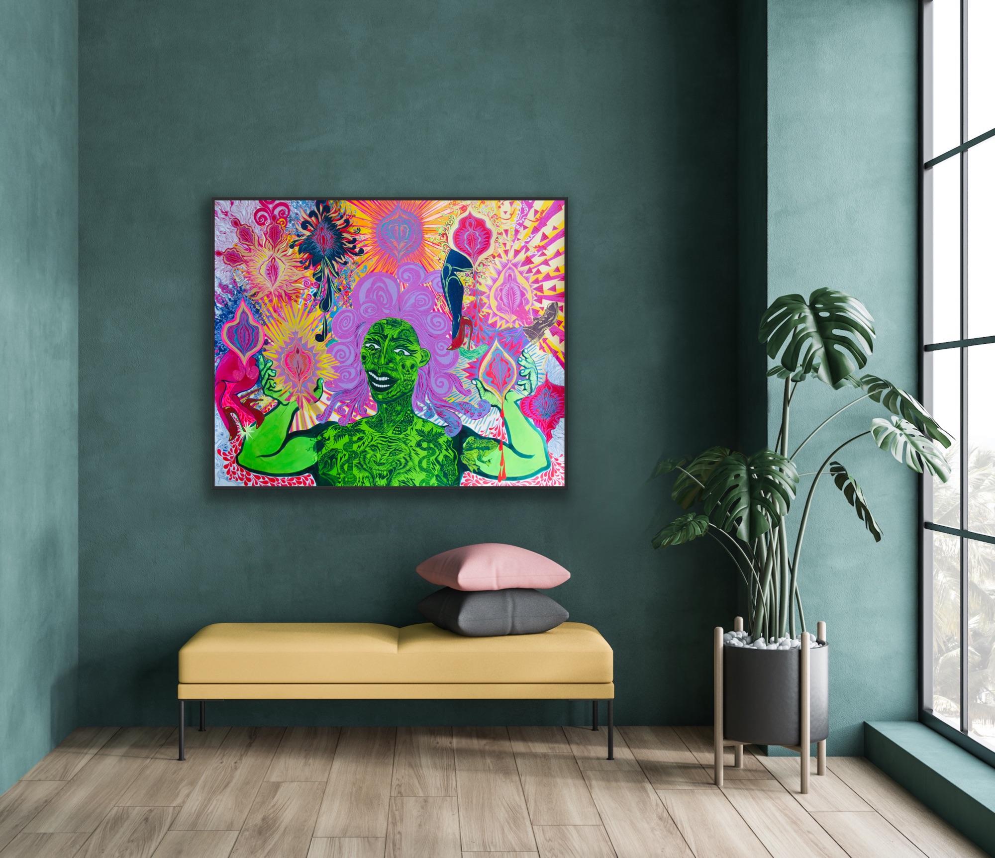 Isabel Rock - Surrealist Large Painting Royal College of Art LGBTQ+ ...