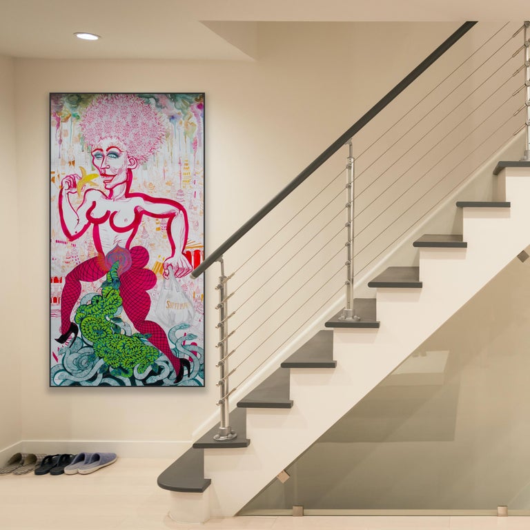 Isabel Rock - Surrealist Large Painting Royal College of Art LGBTQ+ ...