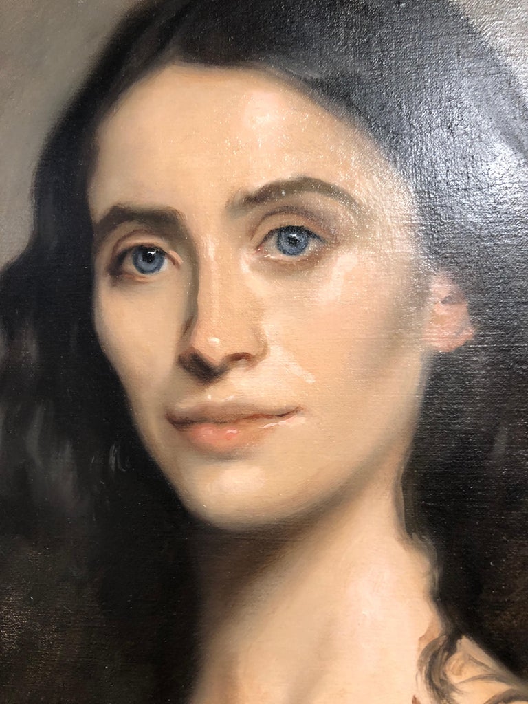 Isabella Watling - Aisha [study] - Contemporary portrait, oil on canvas ...