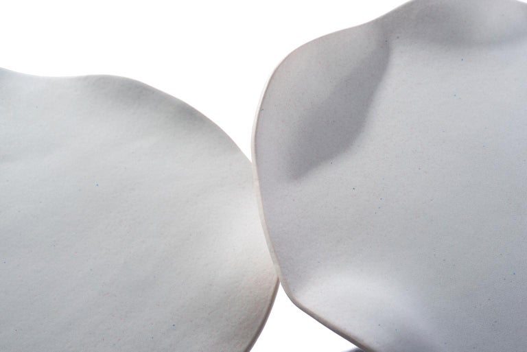 Isabelle Azema Belles de Nuit Table in Enameled Sandstone and Forged ...