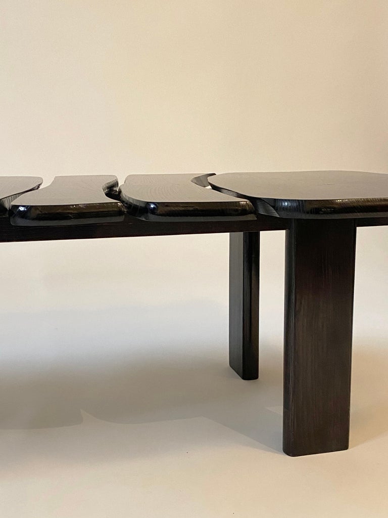 Isabelle Azema Murmure table in Tinted Beechwood For Sale at 1stDibs