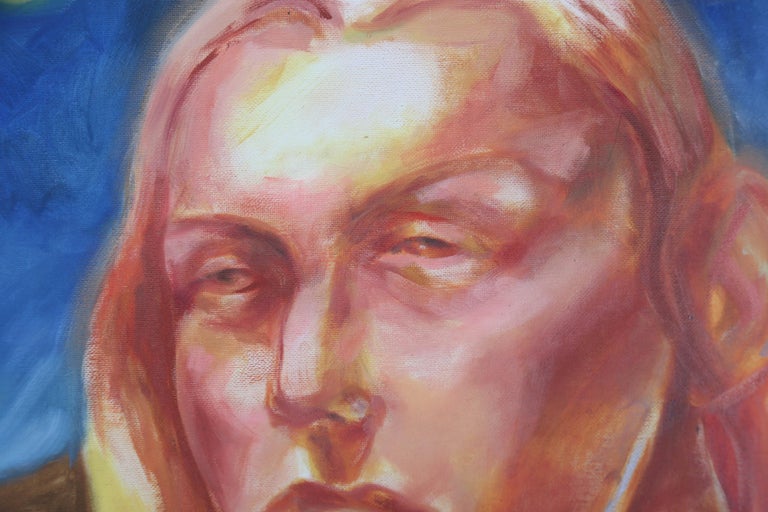 Isabelle Mulvany - Isabelle Mulvany - 2021 Oil, Orange Under The Moon ...