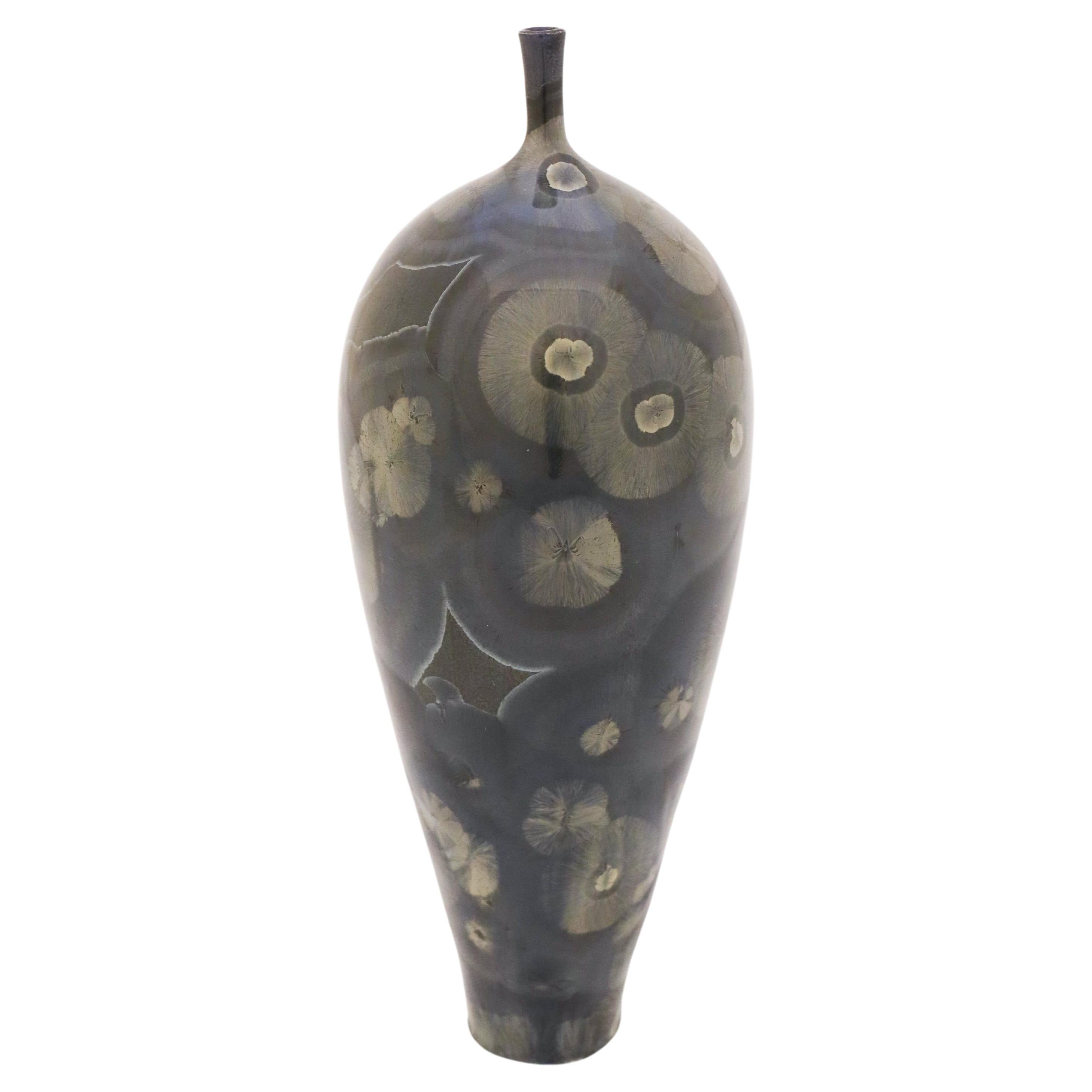 Isak Isaksson, Vase with Crystalline Glaze, Contemporary Swedish ...