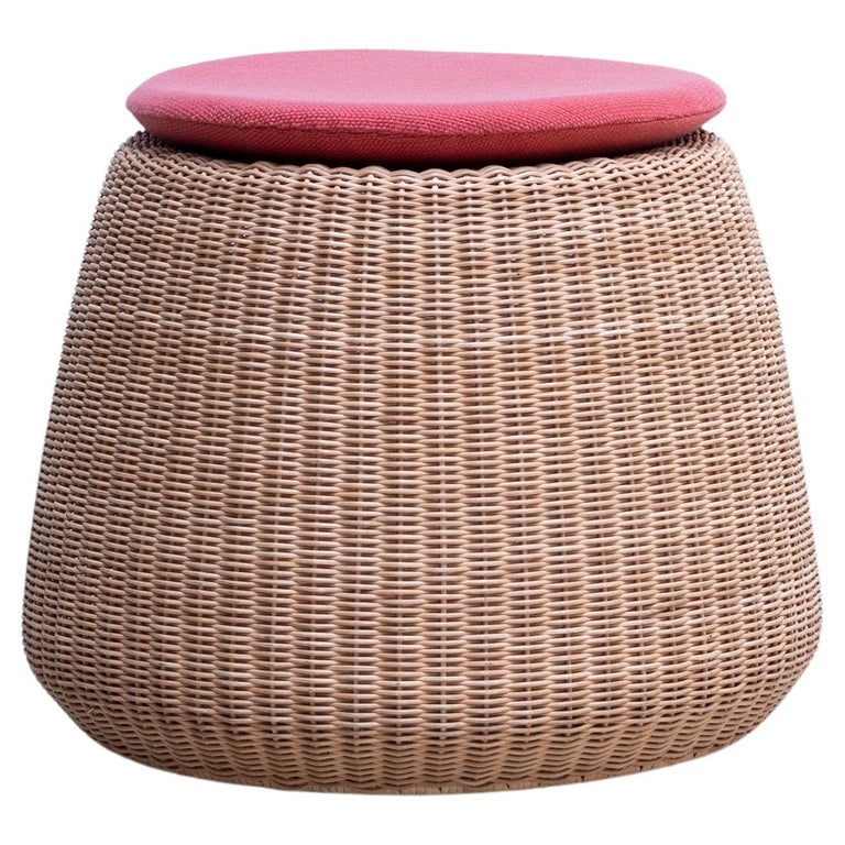 Isamu Kenmochi Rattan Stool for Yamakawa Rattan, Designed in 1961 For ...