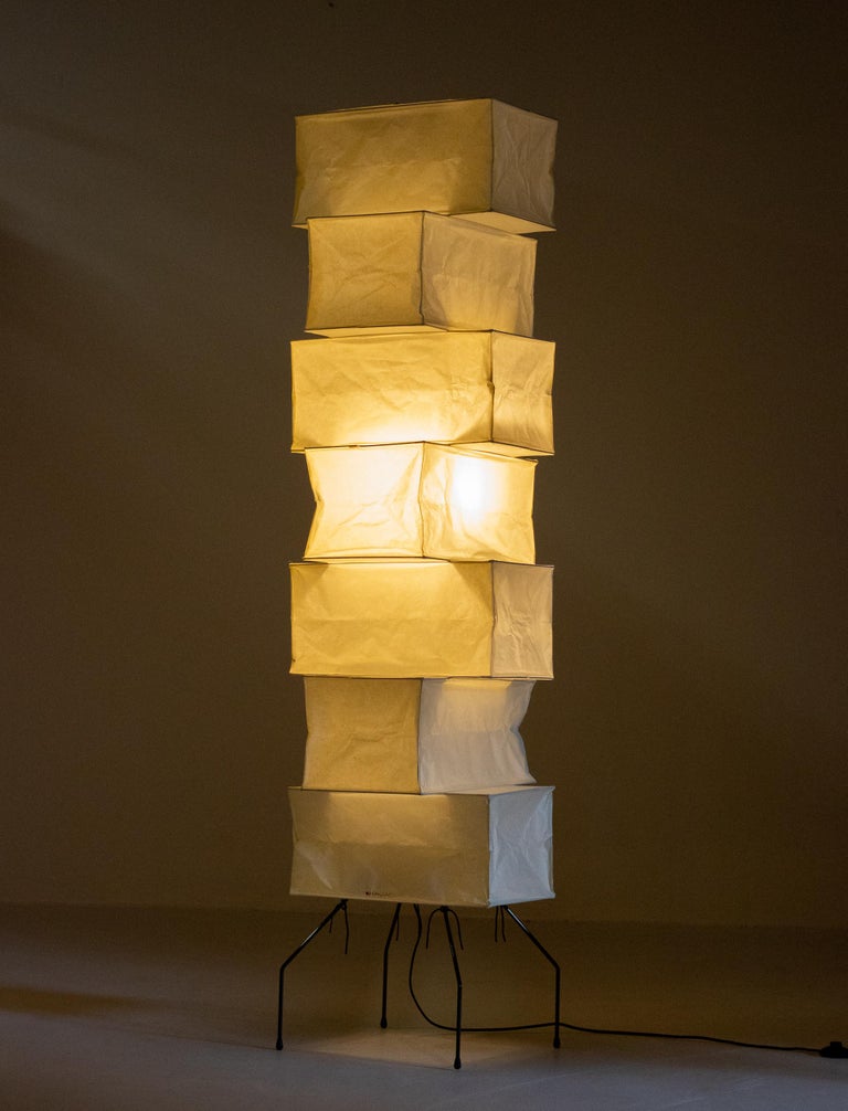 Isamu Noguchi Akari UF4-L10 Light Sculpture at 1stDibs