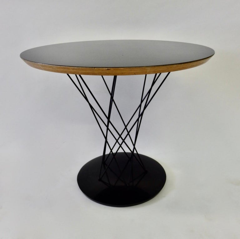 Isamu Noguchi for Knoll Black Top Cyclone Side Table at 1stDibs ...