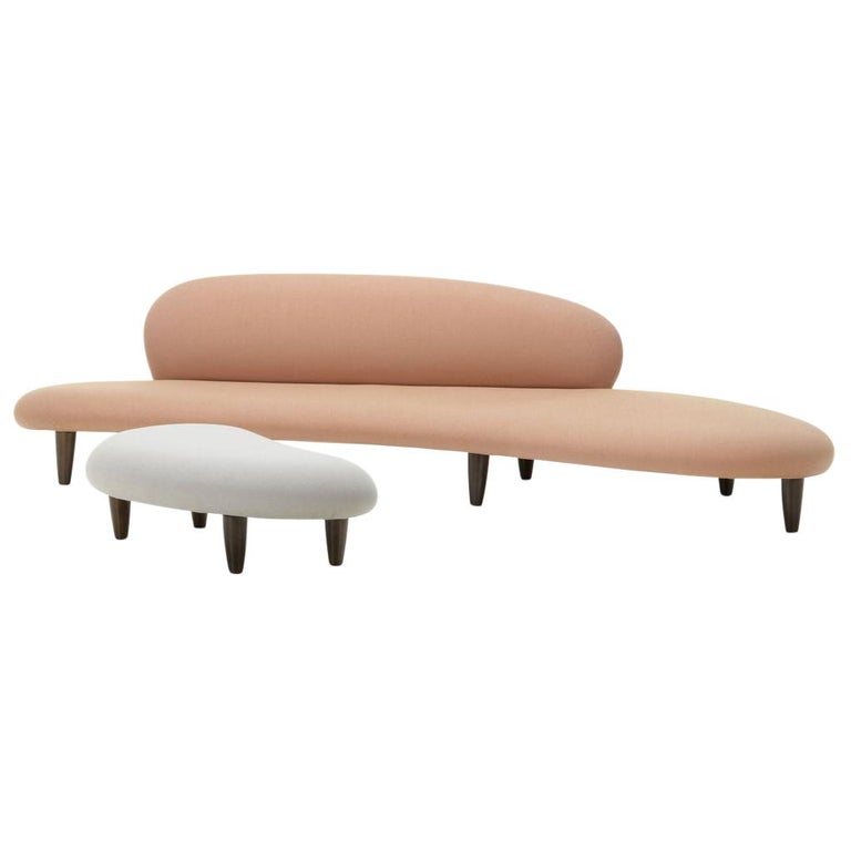 Isamu Noguchi Freeform Sofa and Ottoman by Vitra For Sale at 1stDibs