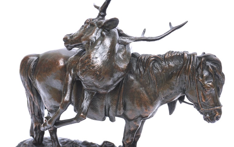 Isidore Jules Bonheur Highland Pony Carrying A Stag For Sale at 1stDibs ...