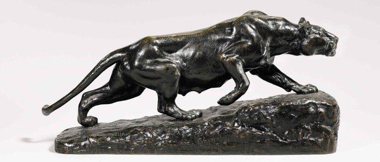Isidore Jules Bonheur - Lion and Lioness For Sale at 1stDibs