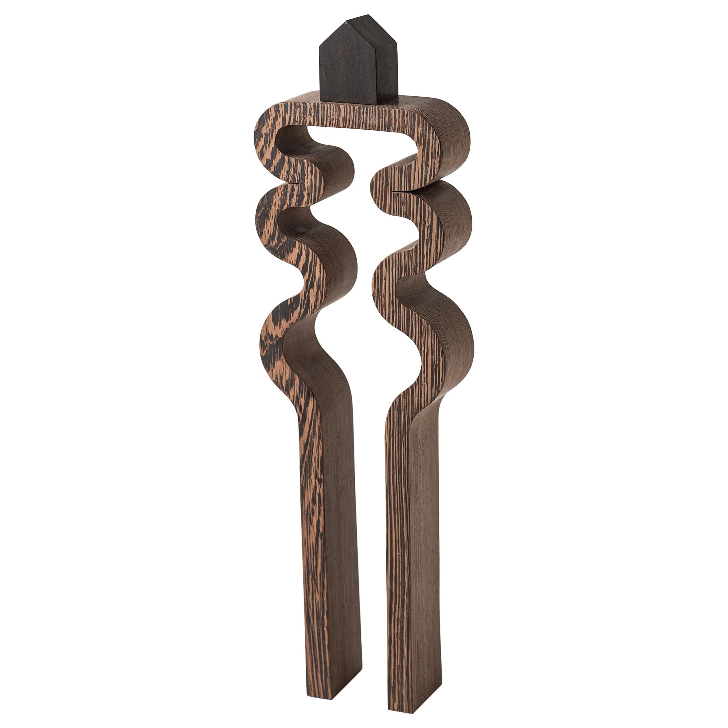 Painted Sculpture Unique Piece by A-Sun Wu Internationally Renowned ...