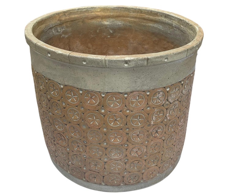 Isla Del Sol Puerto Rico Stoneware Round Planter at 1stDibs | isla del ...
