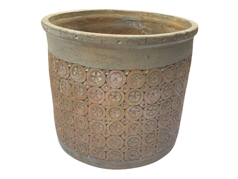 Isla Del Sol Puerto Rico Stoneware Round Planter at 1stDibs | isla del ...