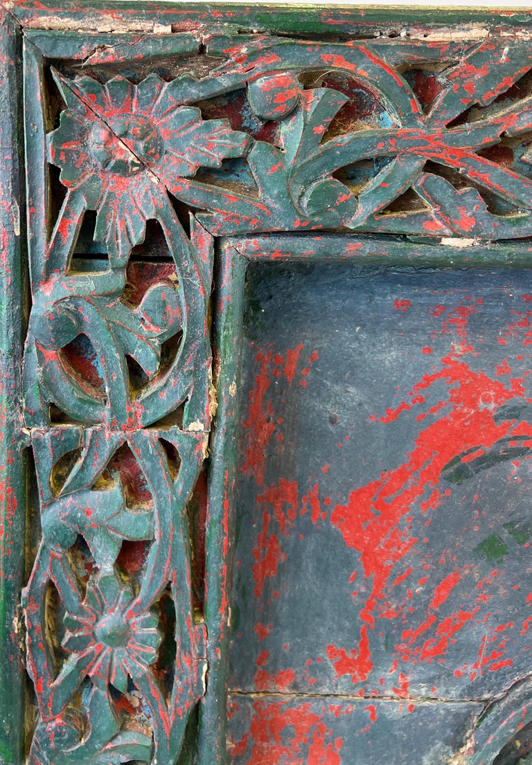 Islamic Calligraphy Carved Wooden Plaque in the Form of a Falcon For ...