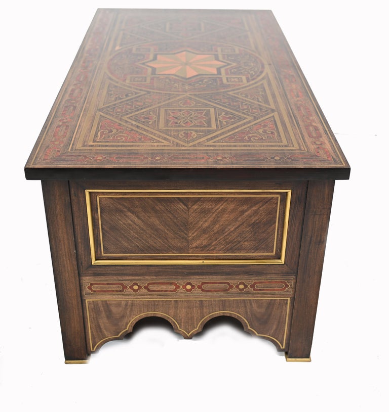 Islamic Side Coffee Table Set Boulle Inlay, 1920 For Sale at 1stDibs