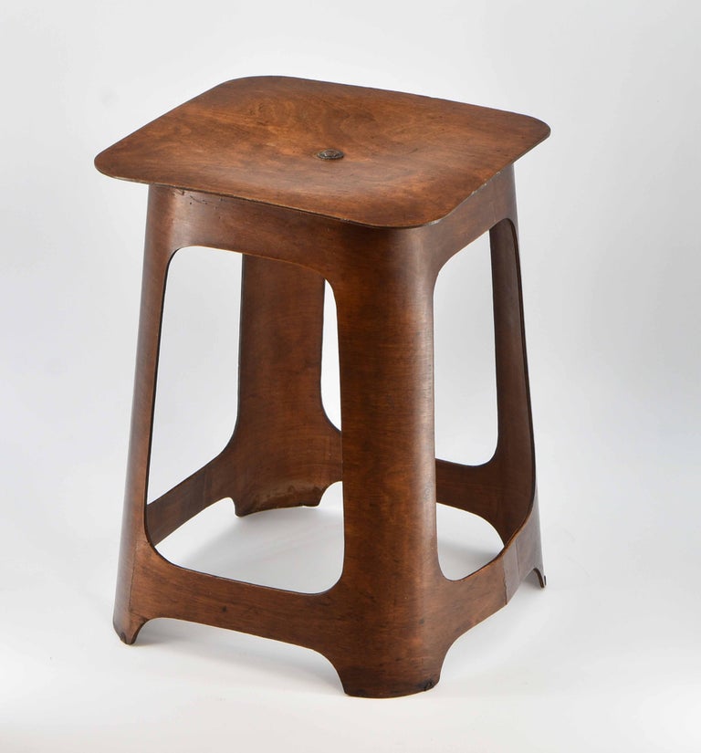 Isokon Plywood Stool Venesta Iconic 1930s Modernism For Sale at 1stDibs ...