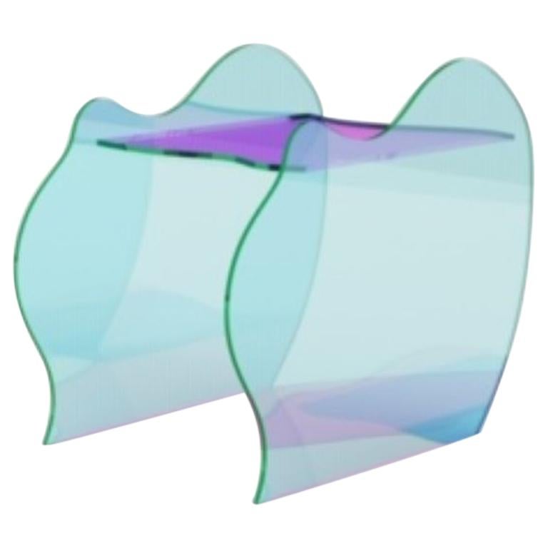 Isola Glass Bench by Brajak Vitberg For Sale at 1stDibs