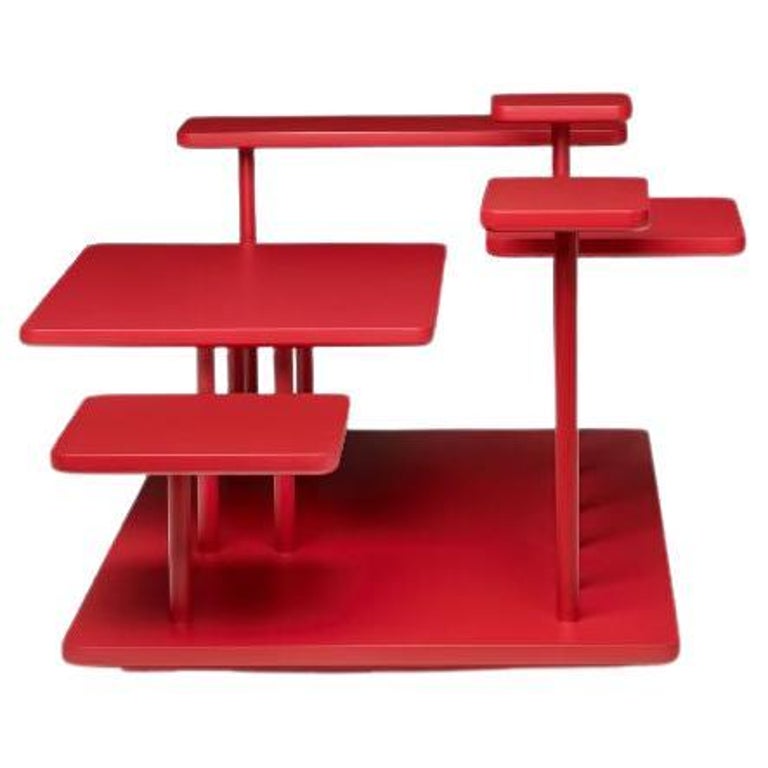 Isole, Coffee Table, Ruby Red by Atelier Ferraro For Sale at 1stDibs