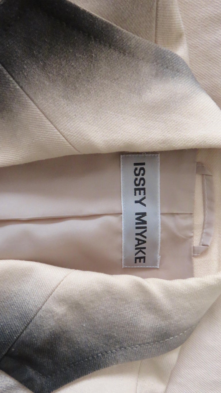 Issey Miyake Ombre Spray Paint Jacket For Sale at 1stDibs
