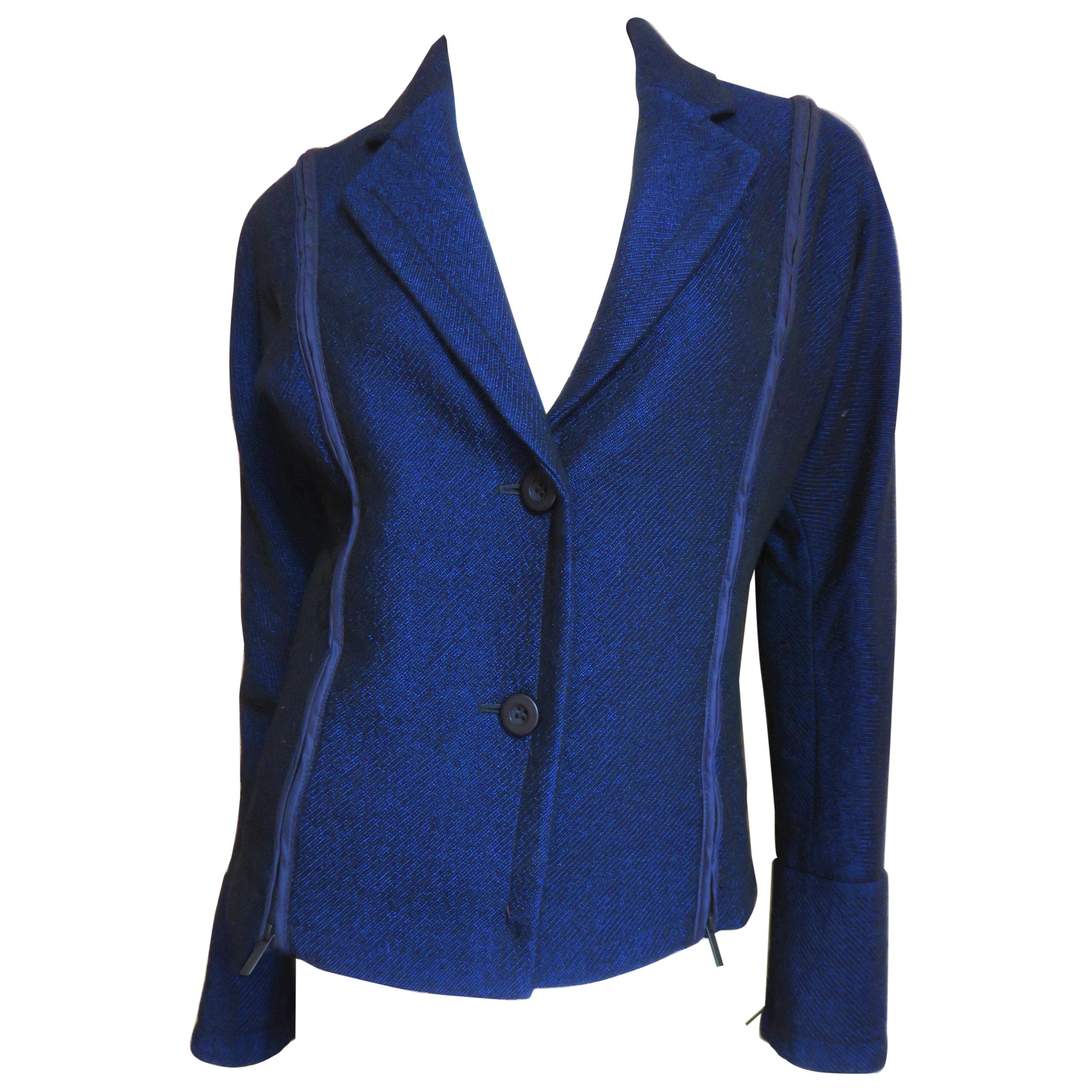 Issey Miyake Pleated Burlap Jacket at 1stDibs