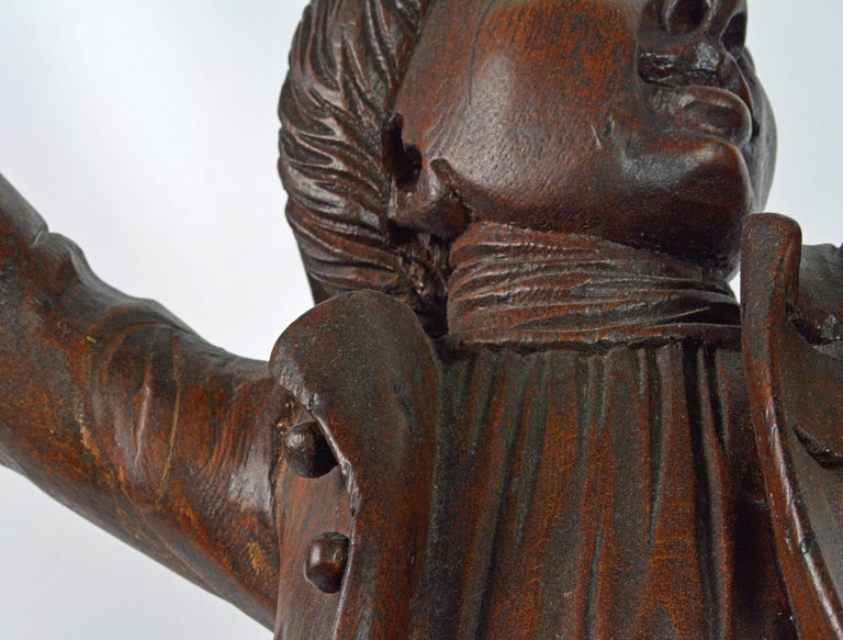 Italian 18th Century Carved Statue of a Dancing Jubilant Boy on a ...