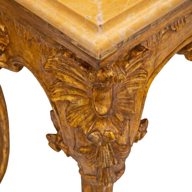 Italian 18th Century Louis XIV Period Mecca Free Standing Console For ...