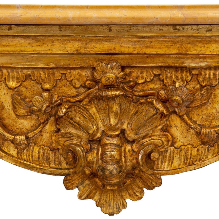 Italian 18th Century Louis XIV Period Mecca Free Standing Console For ...