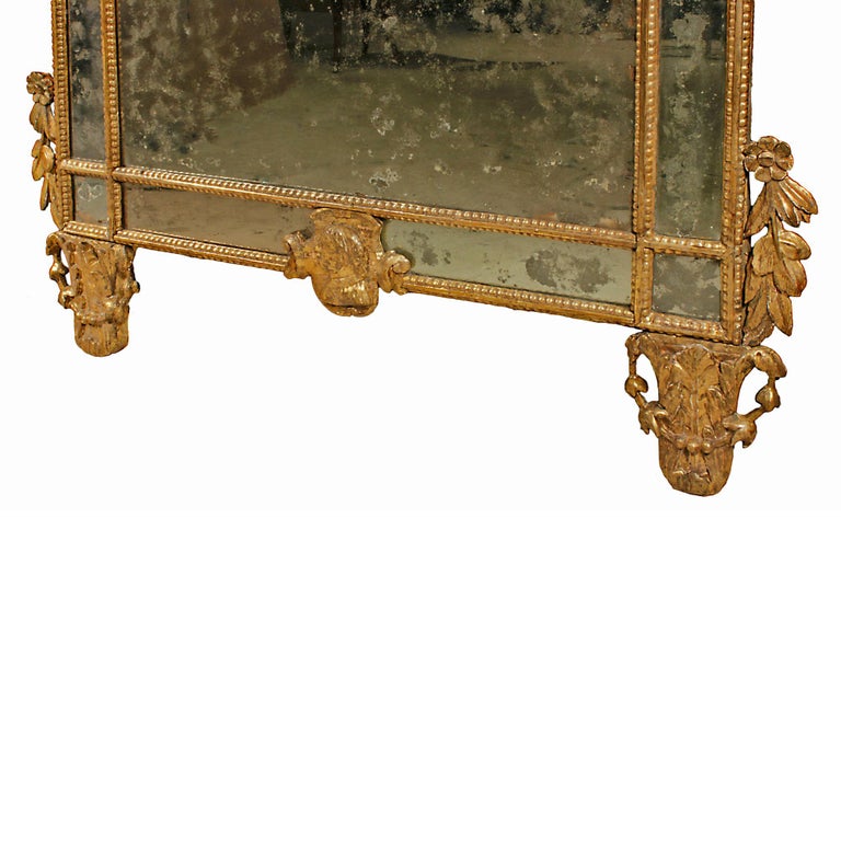 Italian 18th Century Louis XVI Period Mecca Mirror For Sale at 1stDibs