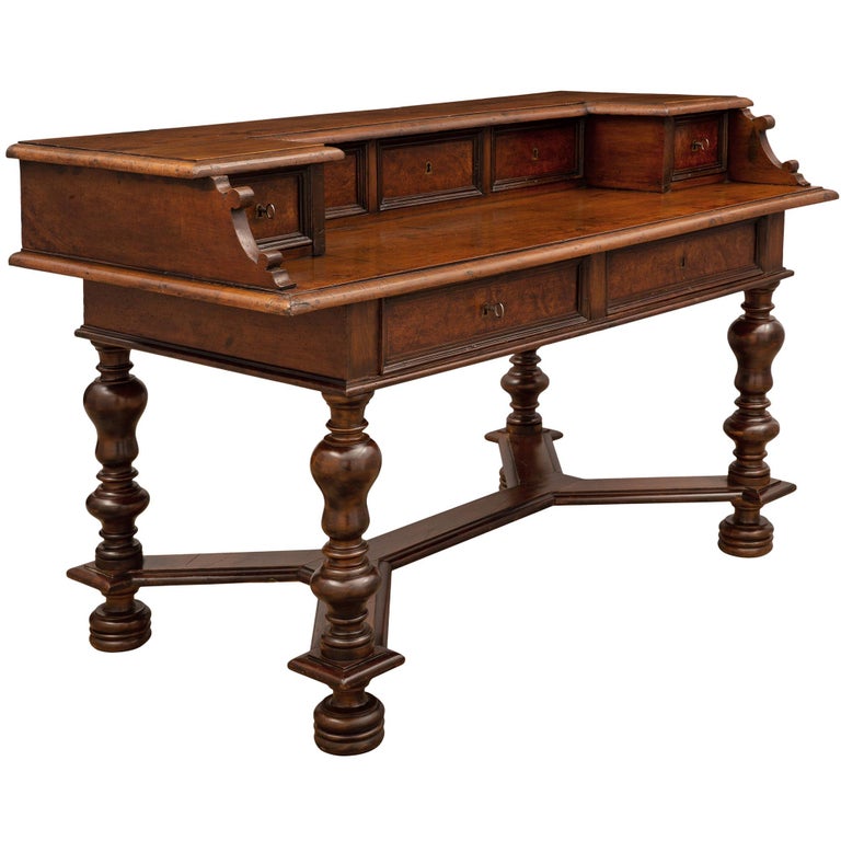 Italian 18th Century Northern Italian Walnut Desk For Sale at 1stDibs ...