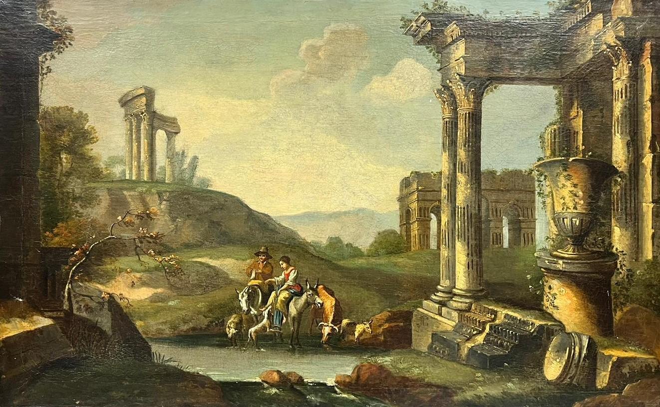 Holy Family Poussin Paint Oil on canvas Old master 17th Century ...