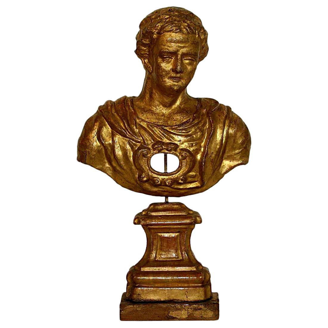 Italian 18th Century Papier Mâché Reliquary Bust at 1stDibs