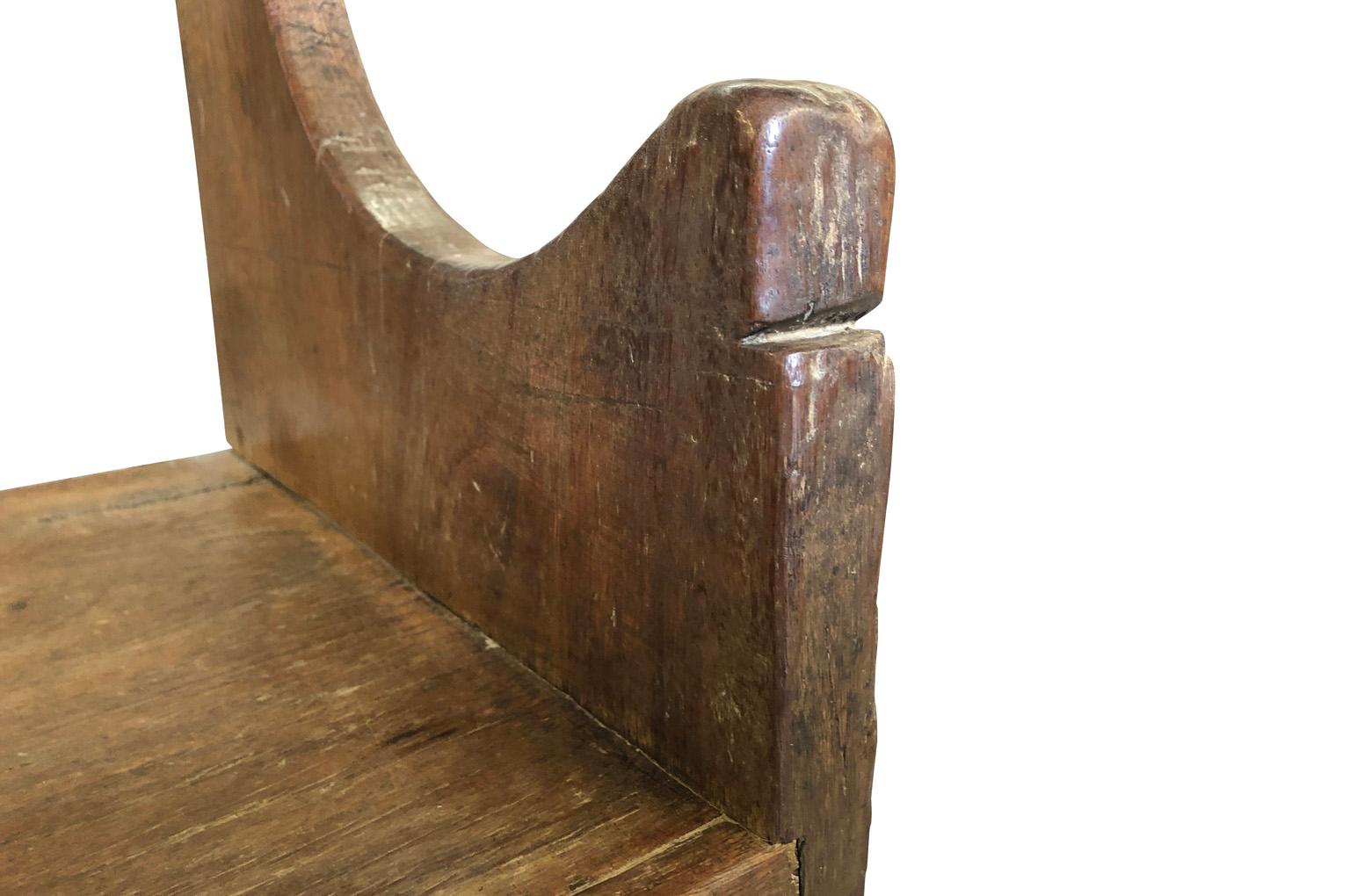 Italian 18th Century Primitive Banquette at 1stDibs