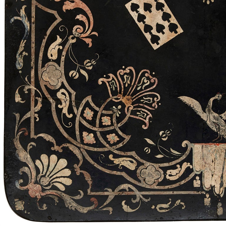 Italian 18th Century Scagliola Rectangular Table Top For Sale at 1stDibs