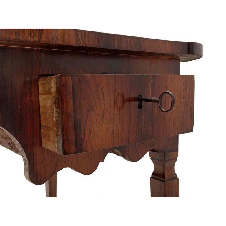 Italian 18th Century Walnut and Rosewood Tuscan Desk For Sale at 1stDibs