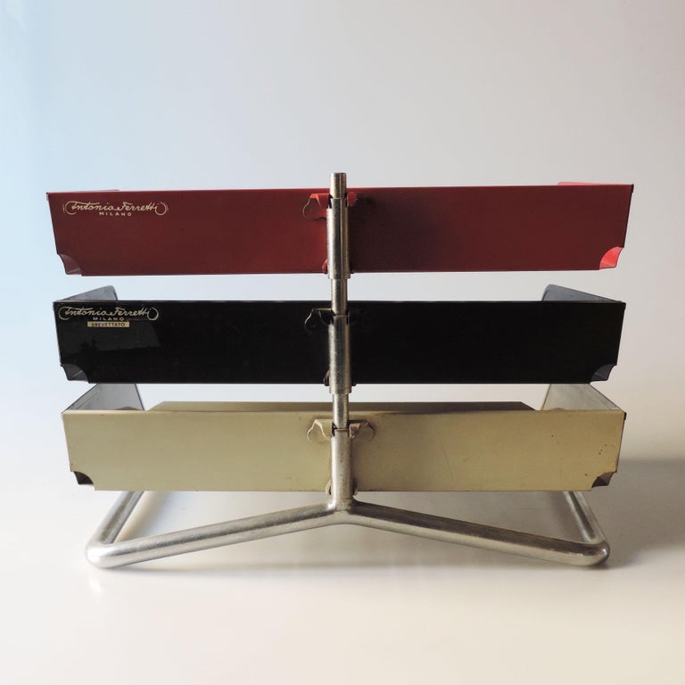 Italian 1960s Rotating Desk Document Holder by Antonio Ferretti For ...