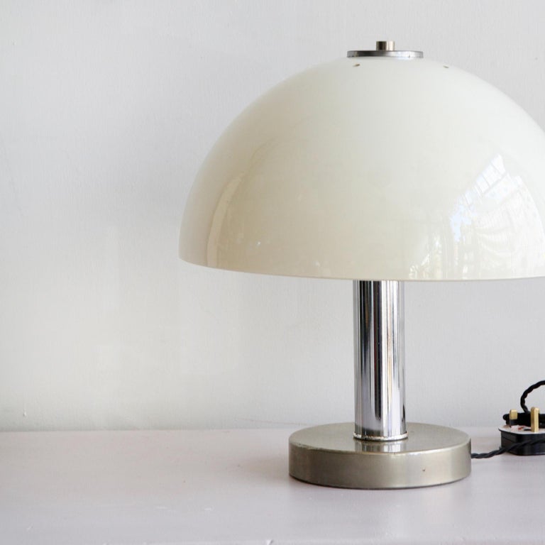 Italian 1970s Mushroom Table Lamp by Prova at 1stDibs