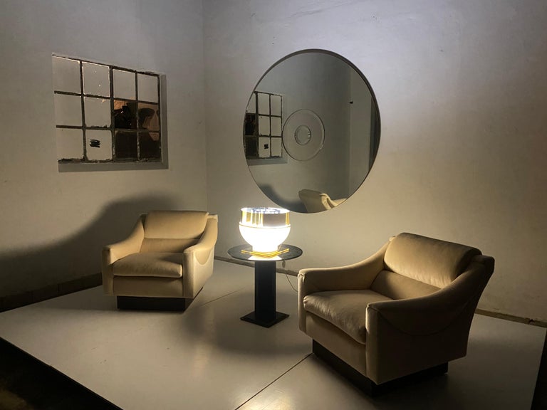 Italian 1970s Space Age Table Lamp Plexiglass Light Sculpture at 1stDibs