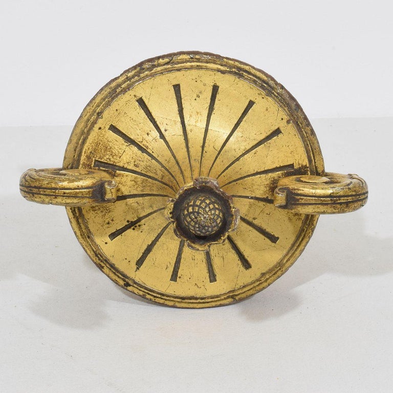 Italian 19th Century Carved Giltwood Vase Finial Ornament For Sale at ...