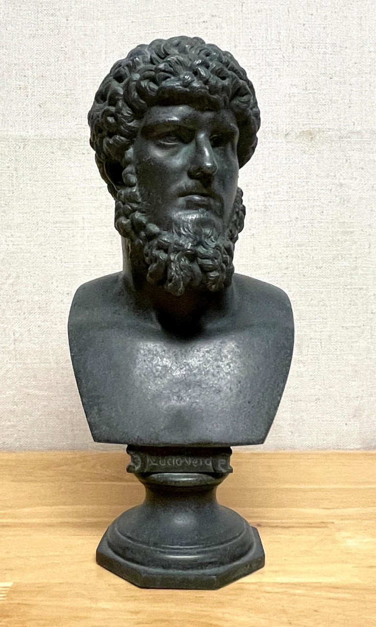 Italian 19th Century Grand Tour Portrait Bust of Emperor 'Lucio Vero ...
