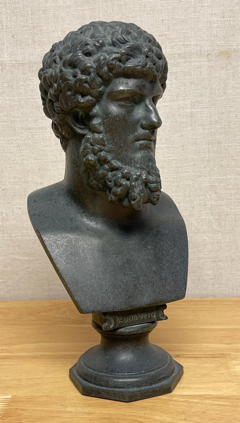 Italian 19th Century Grand Tour Portrait Bust of Emperor 'Lucio Vero ...