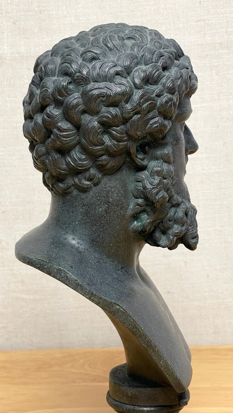 Italian 19th Century Grand Tour Portrait Bust of Emperor 'Lucio Vero ...