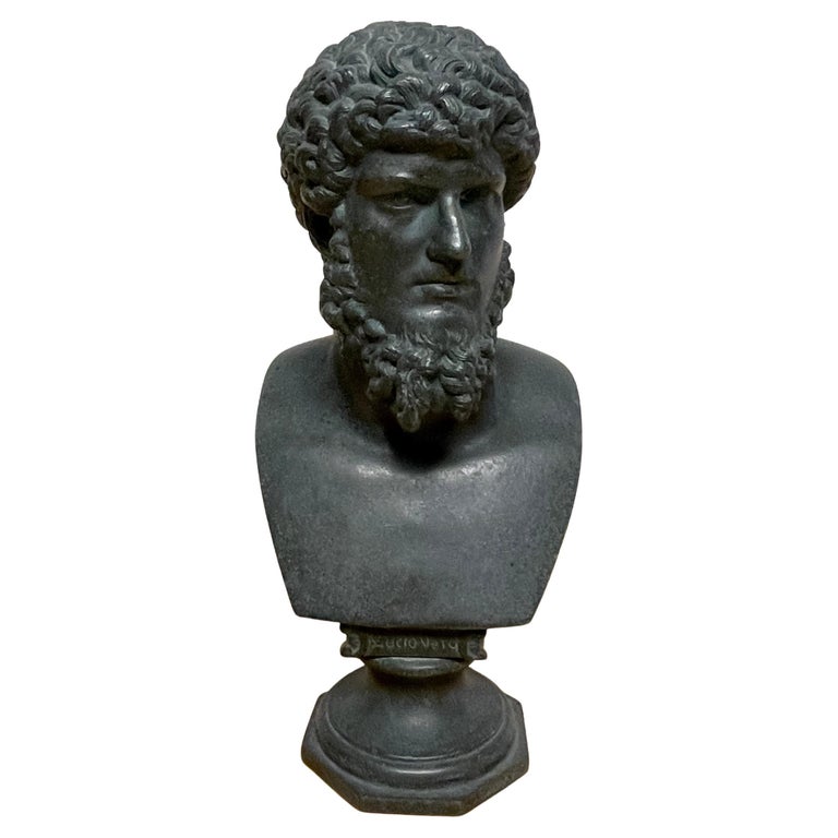 Italian 19th Century Grand Tour Portrait Bust of Emperor 'Lucio Vero ...