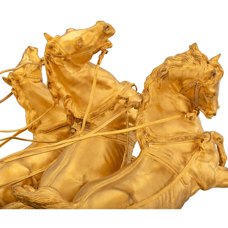 Italian 19th Century Ormolu Statue Signed Vanetti For Sale at 1stDibs