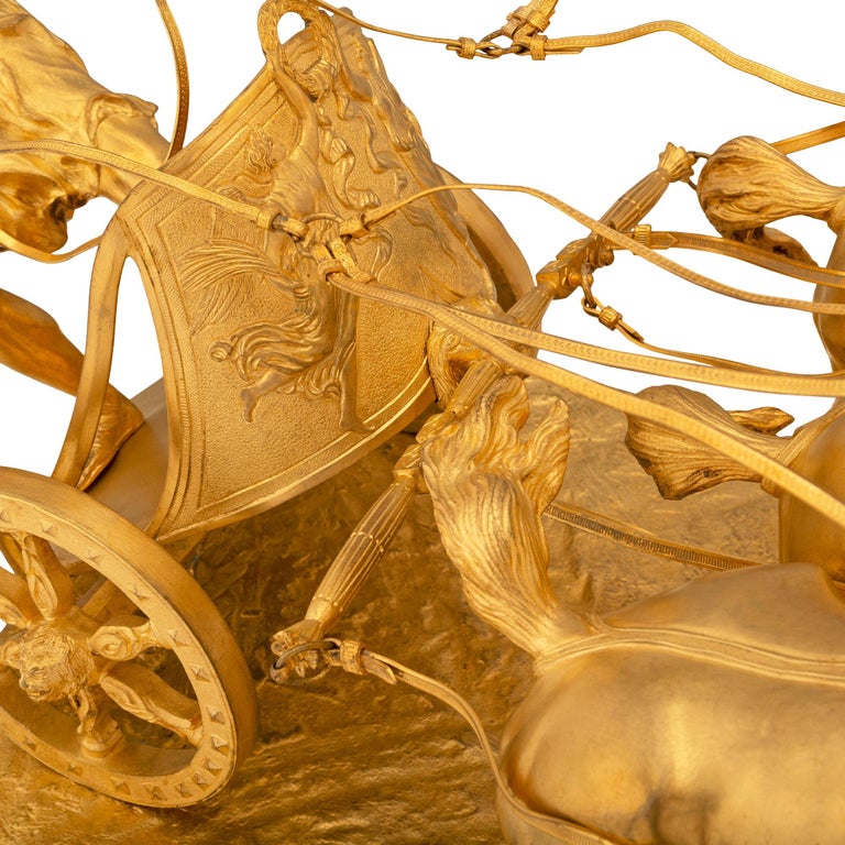 Italian 19th Century Ormolu Statue Signed Vanetti For Sale at 1stDibs